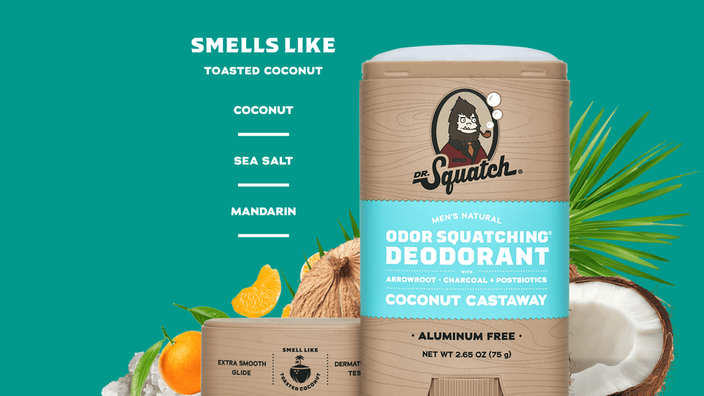 Coconut Castaway Deodorant - Dr. Squatch